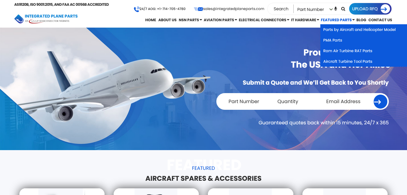 Integrated Plane Parts -Exclusive Reserve of NSN Aviation and IT ...